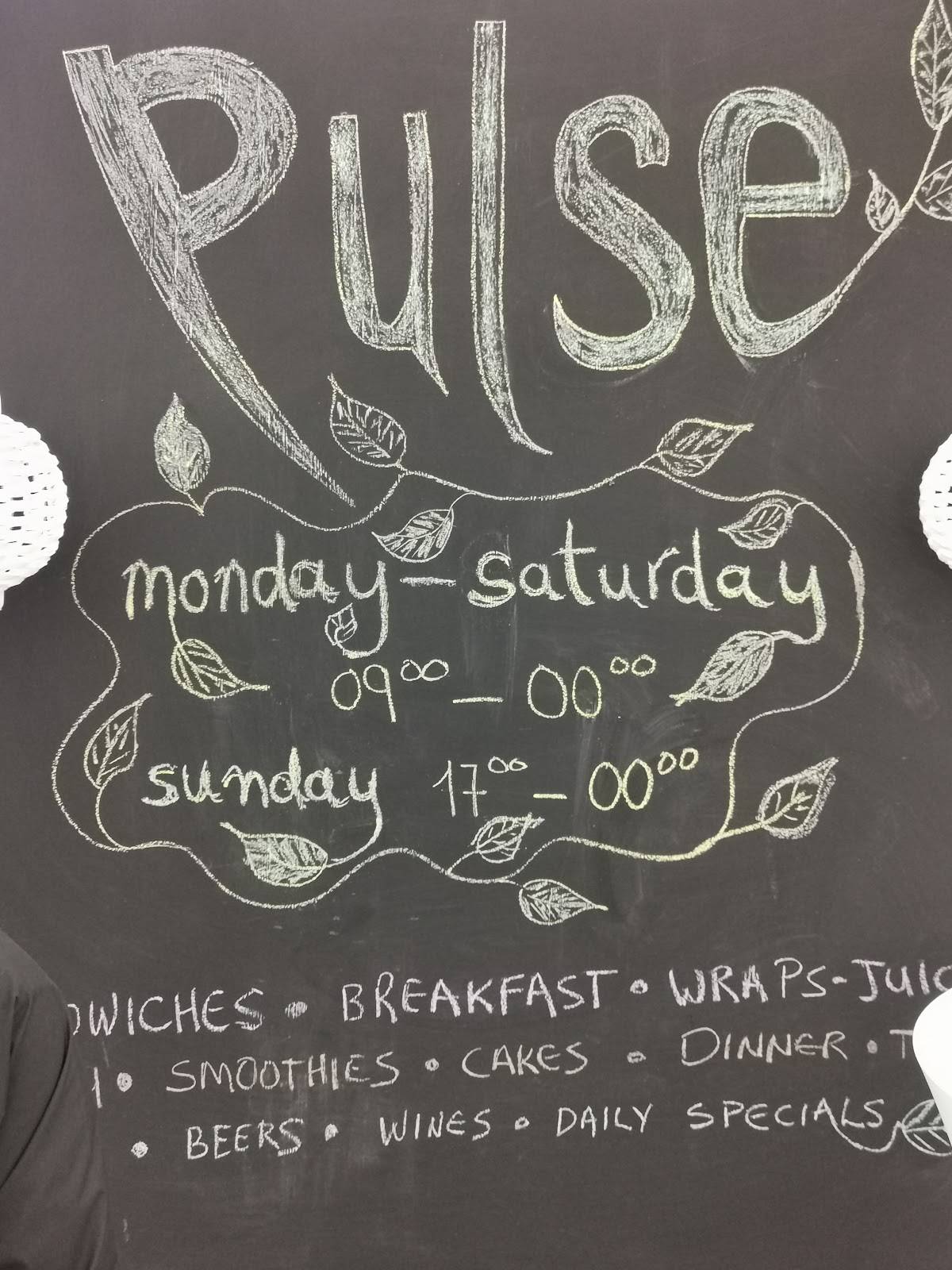 Menu at Pulse Vegan-chania, Chania