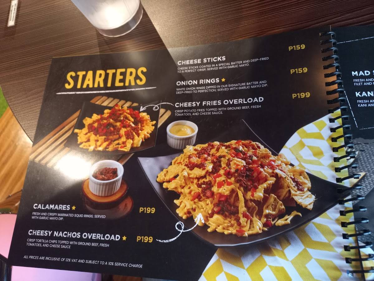 Carta de Madcafe PH Don Antonio, Ciudad Quezon