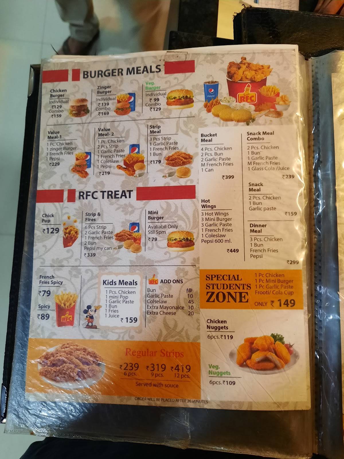 Menu at Rajakumari Arabian Cafe Parippally, Parippally