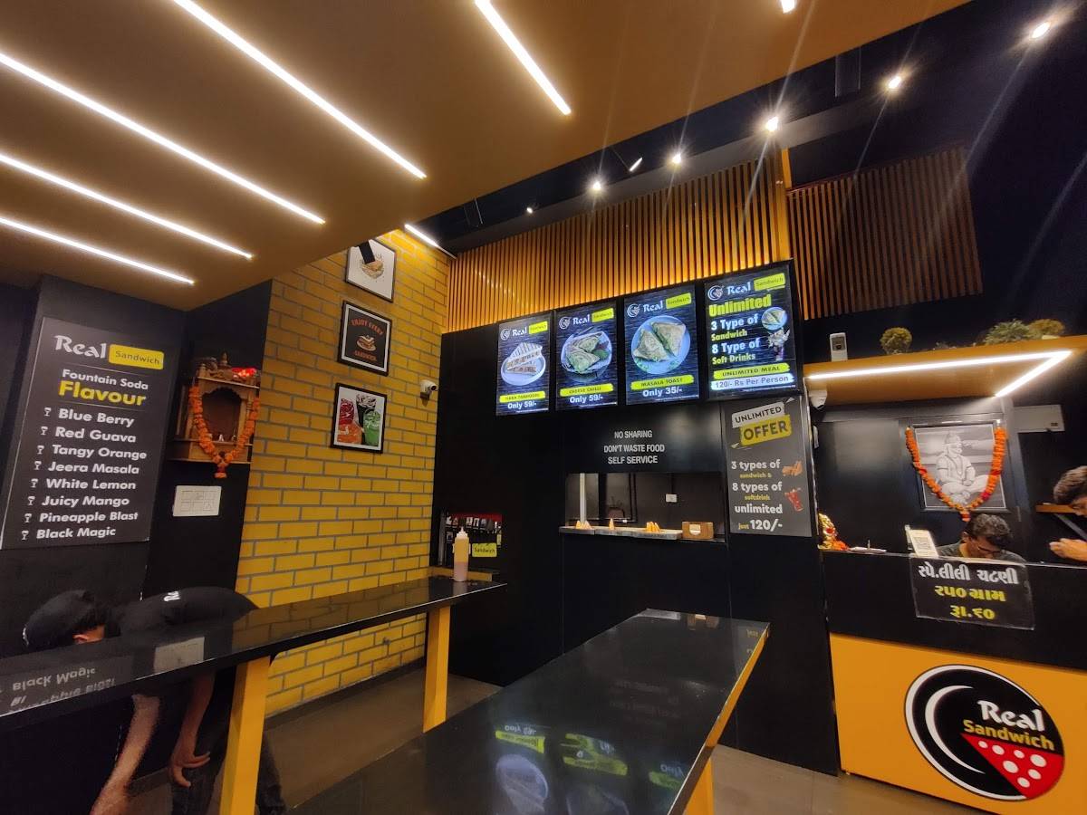 Menu at Real Sandwich, Rajkot, Nr Matuki Restaurant