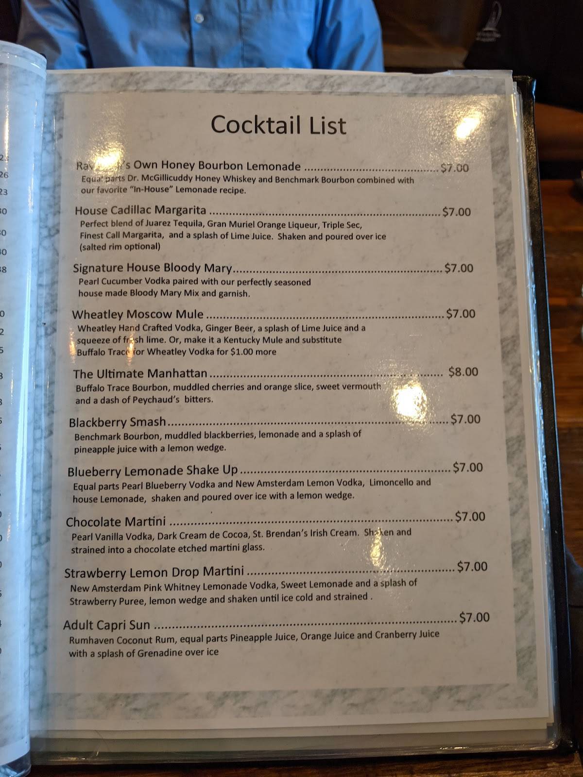 Menu at Ravanelli's Italian Steakhouse & Wine Bar, Collinsville, 26 ...