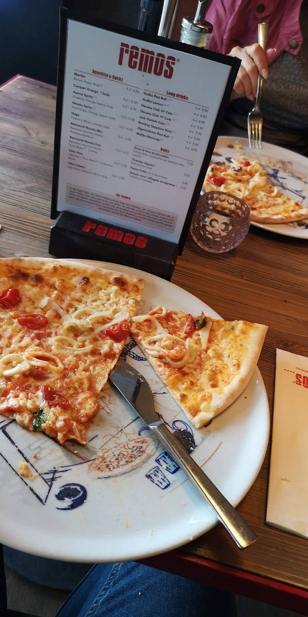 Speisekarte von remos Koblenz pizza, Koblenz