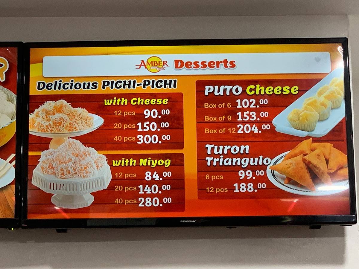 Menu at Amber Golden Chain of Restaurants, Mandaluyong