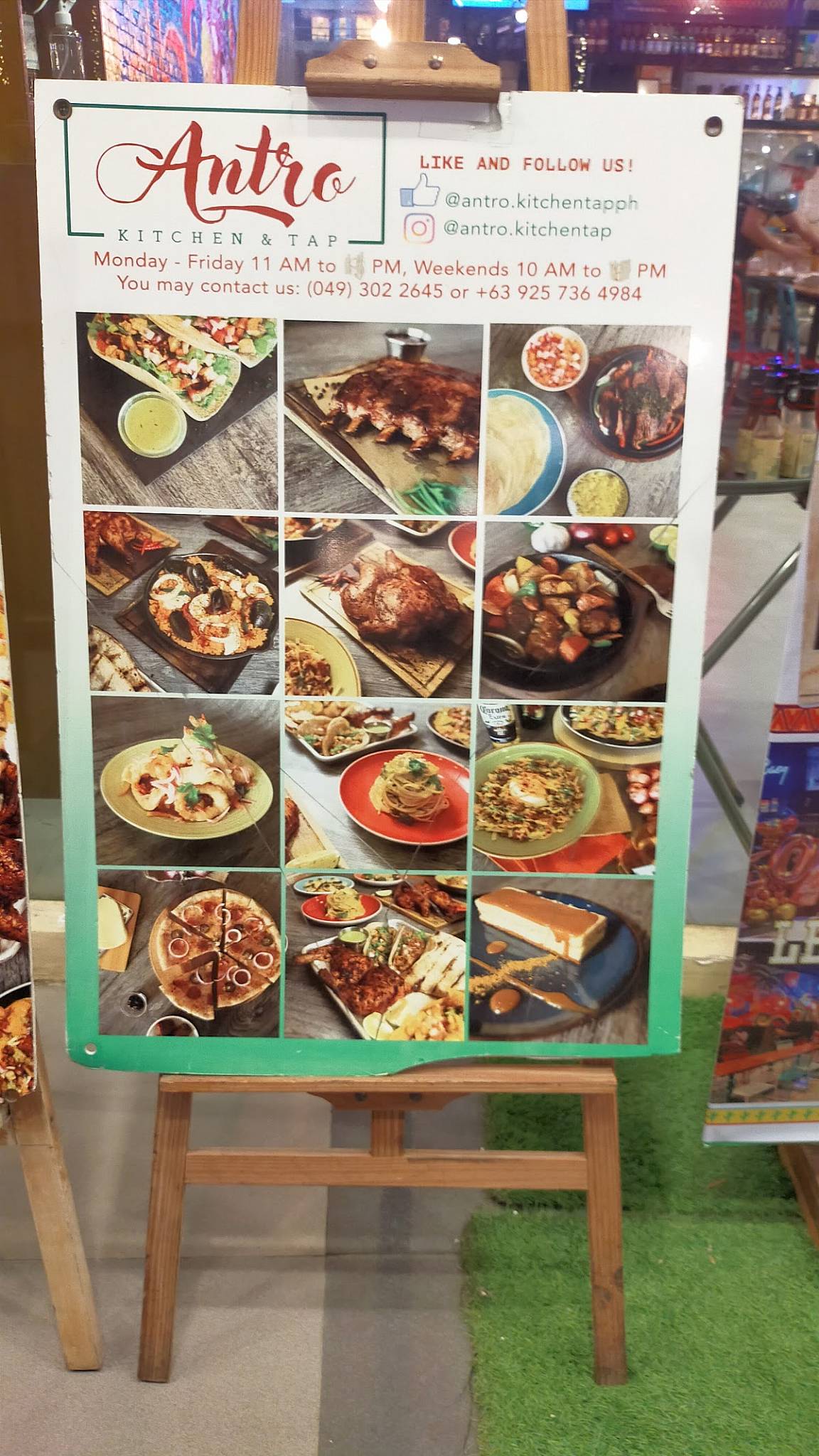 Menu at Antro Kitchen & Tap restaurant, Santa Rosa, Ayala Malls Solenad ...