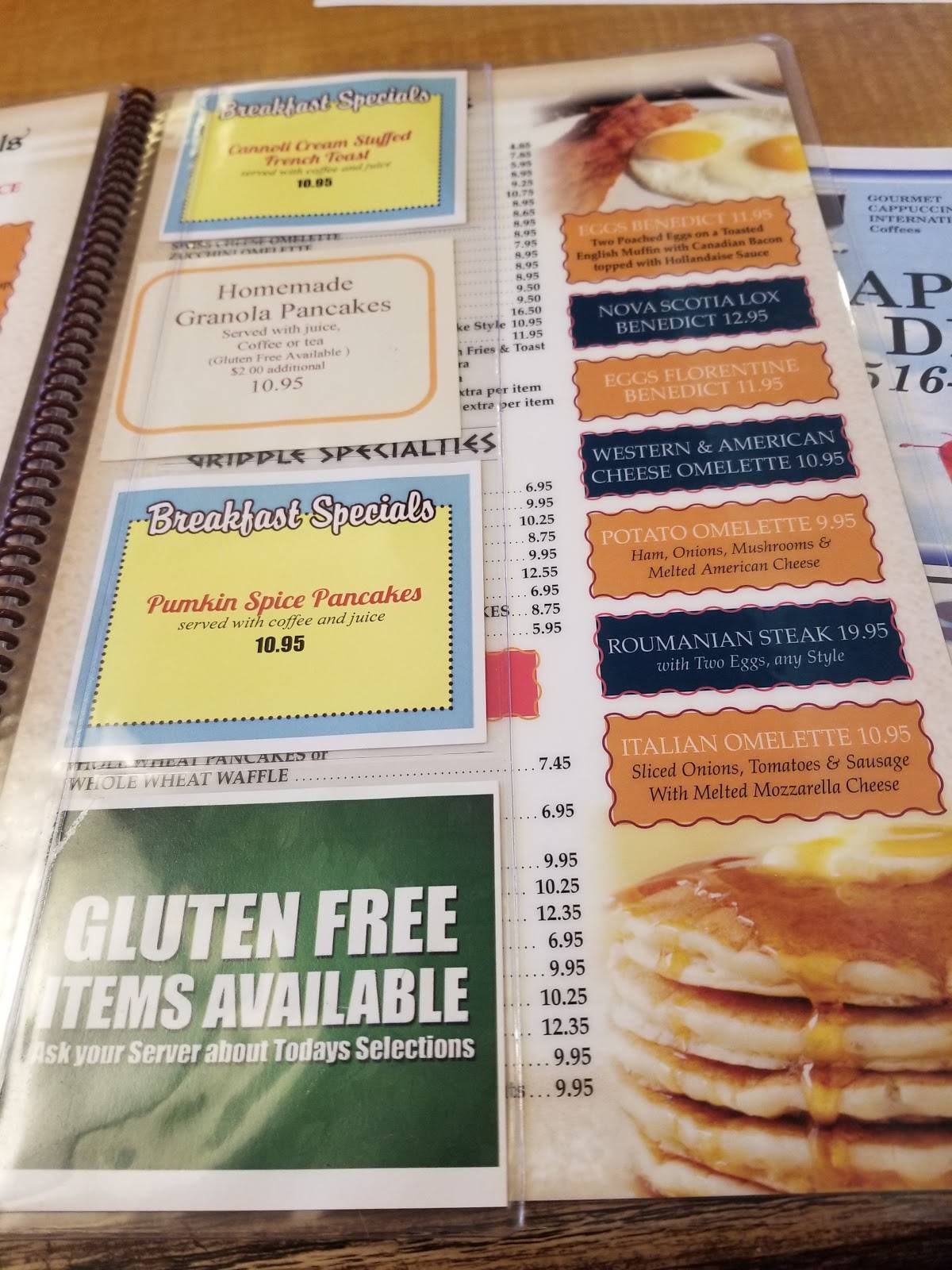 Menu at Apollo Restaurant Diner, East Meadow