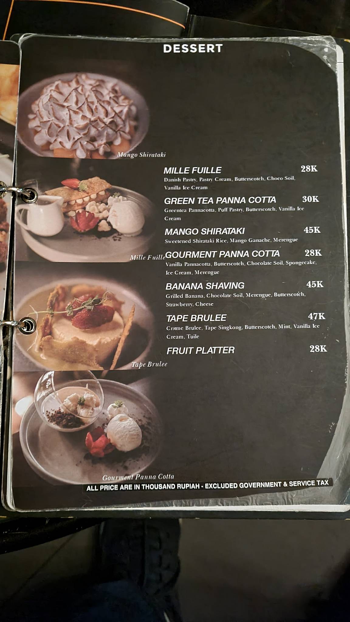 Menu at ESKALA Eatery Bar & Coffee, Minomartani