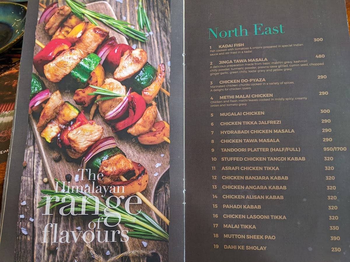Menu at Grand Entree, Ernakulam