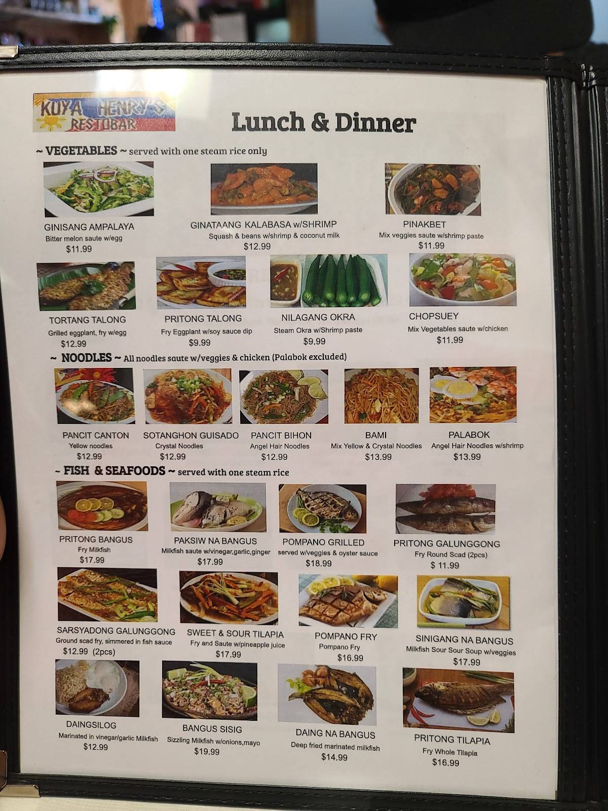Menu at Kanto Asian Street Food by Lutong Pinoy restaurant, Lake Worth