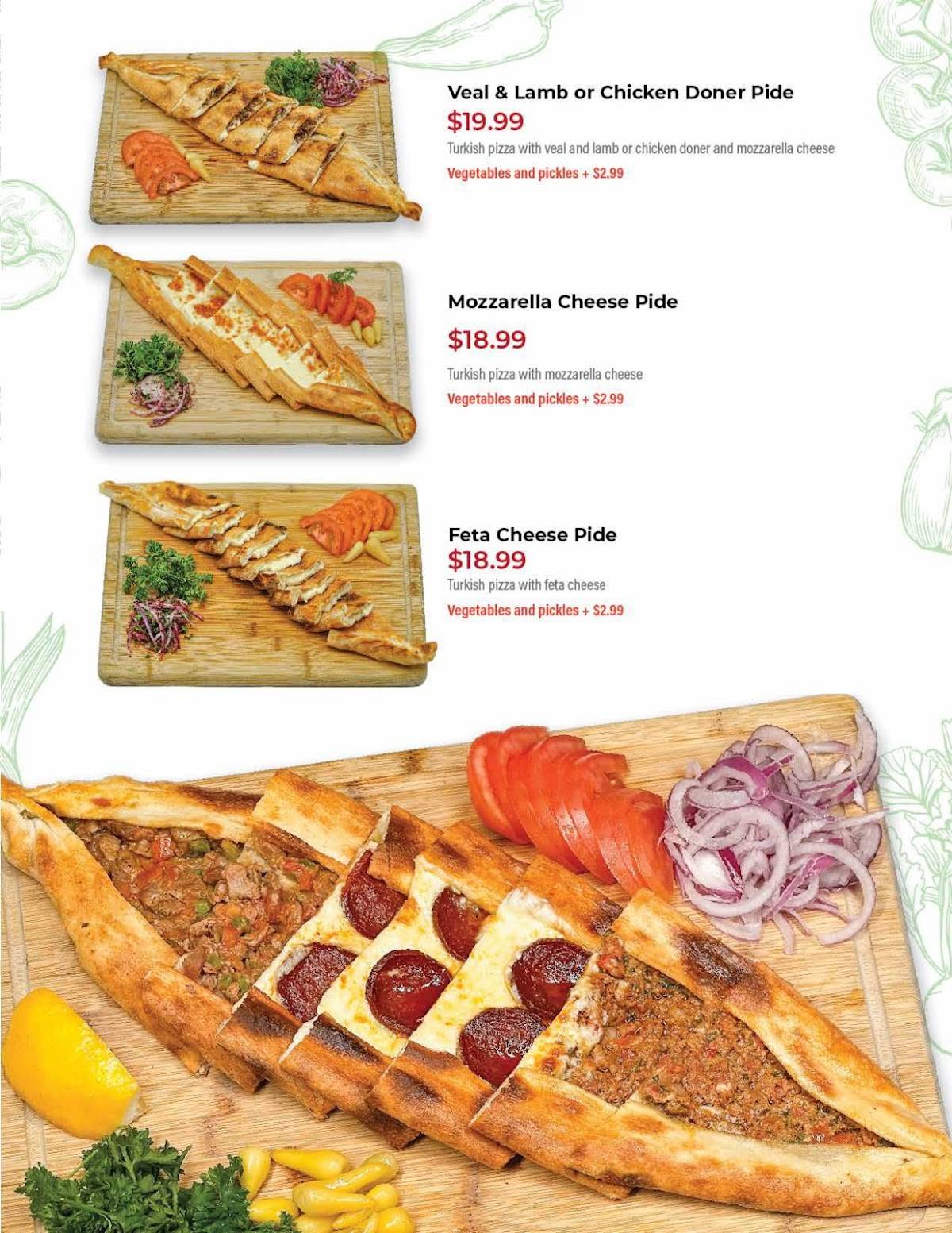 Menu at Kebab 49 - Turkish Restaurant, Toronto