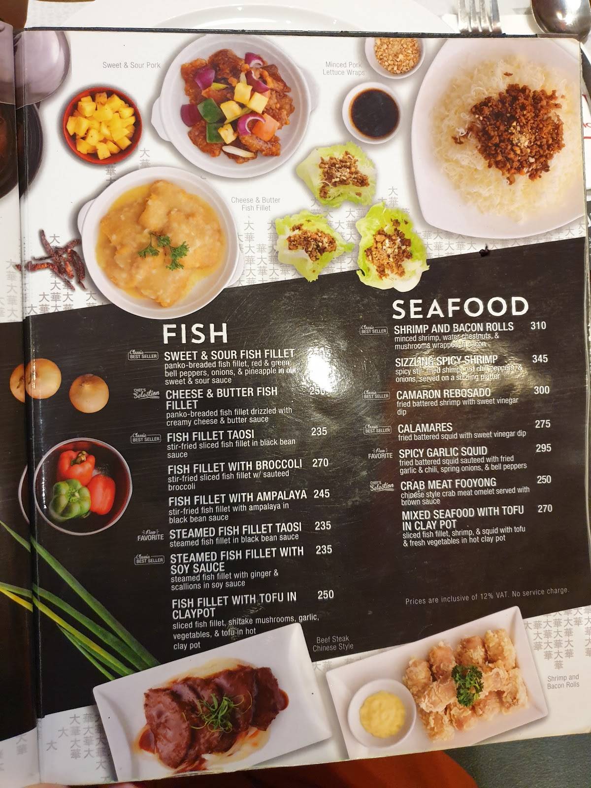 Menu at Majestic restaurant, Cebu City, SM City Cebu
