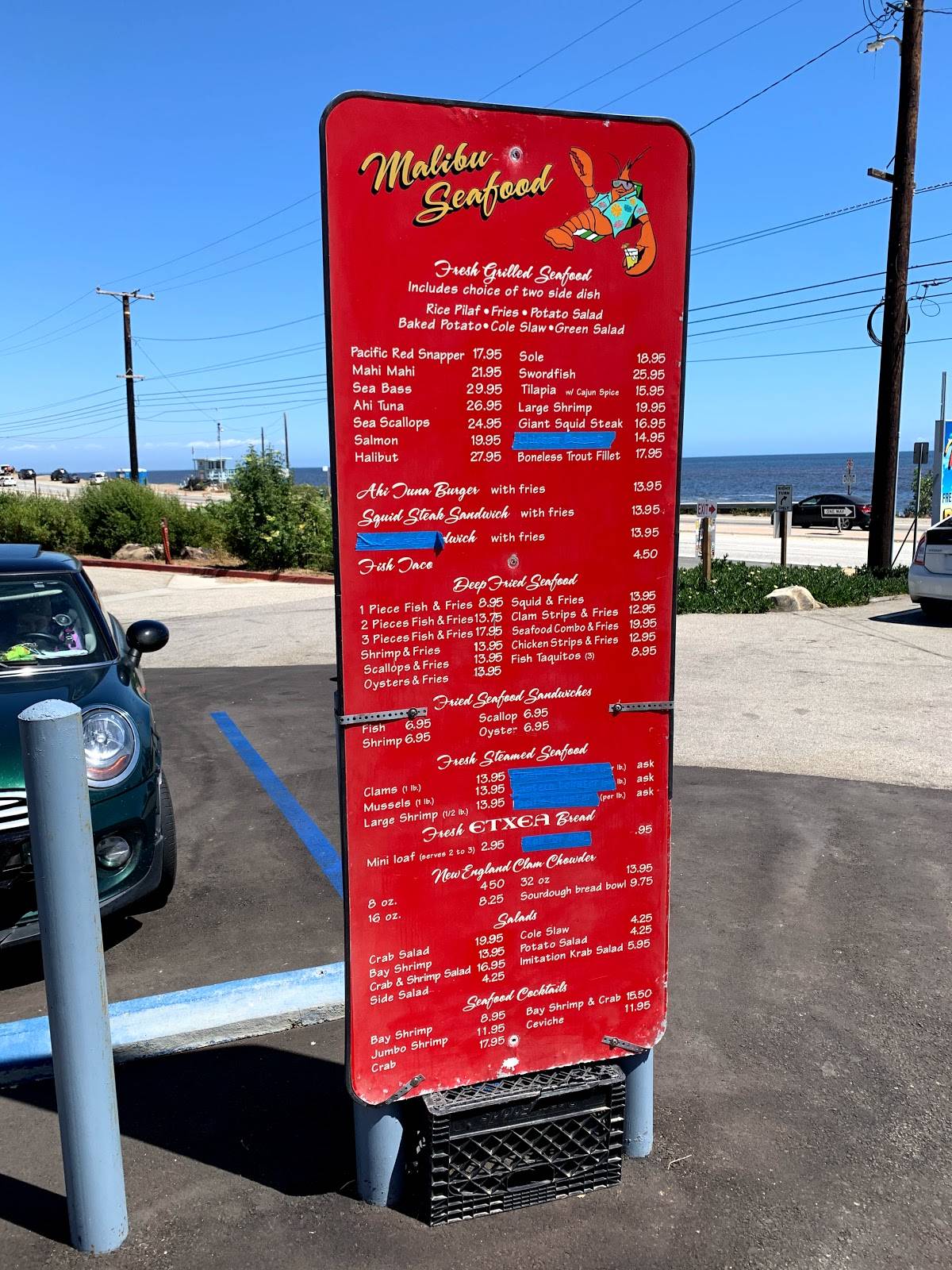 Menu at Malibu Seafood Fresh Fish Market & Patio Cafe, Malibu