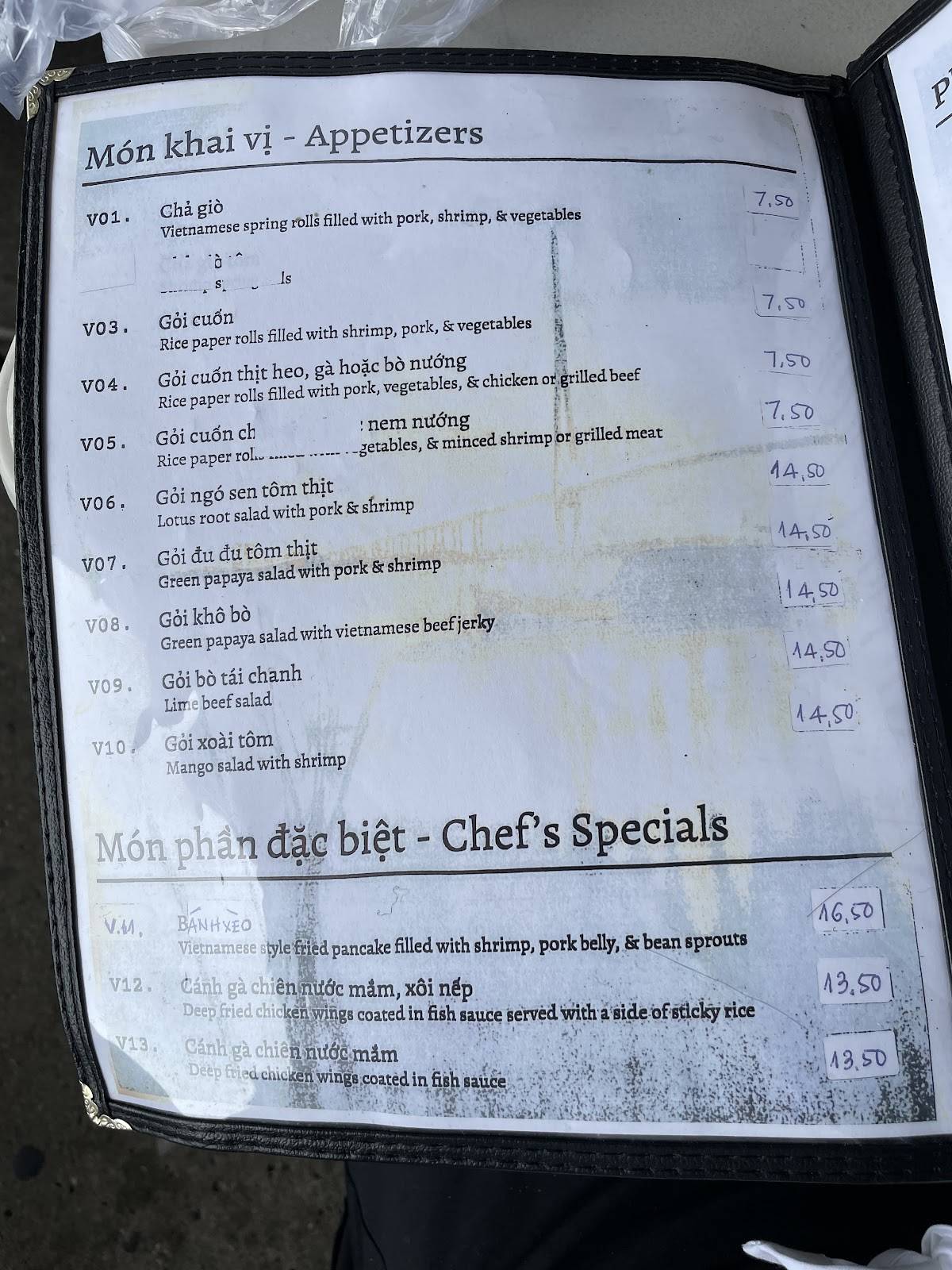 Menu at Pho Cuu Long Mien Tay restaurant, Toronto, Jane St