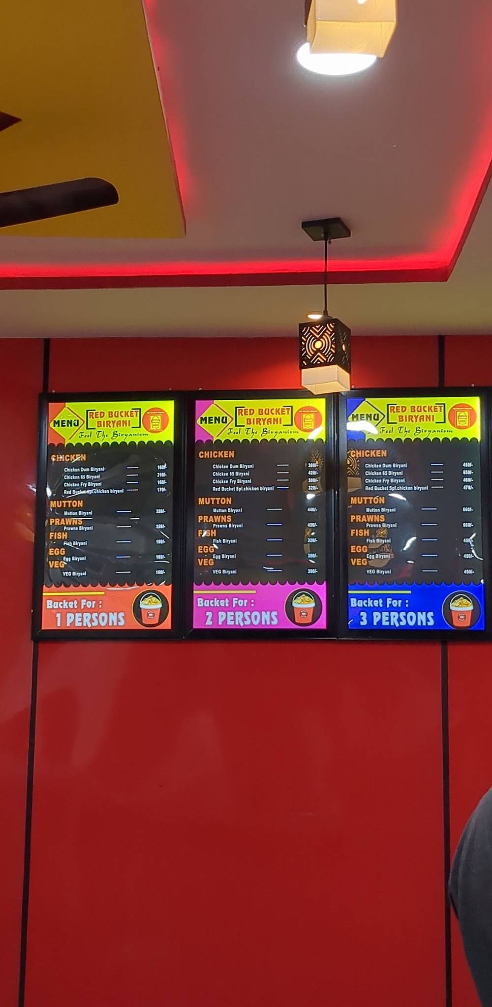 Menu at Red Bucket Biryani Sircilla, Sircilla