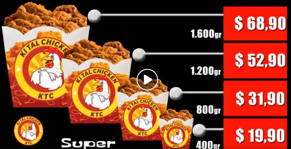 Menu at Restaurante KTC - Ki Tal Chicken Delivery - Frango Frito ...