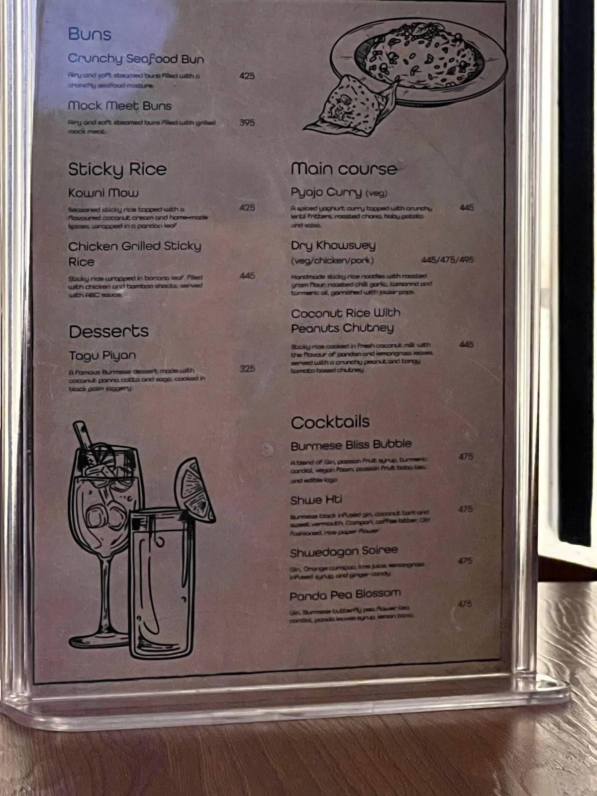 Menu at Sashay Taproom & Kitchen, Bengaluru