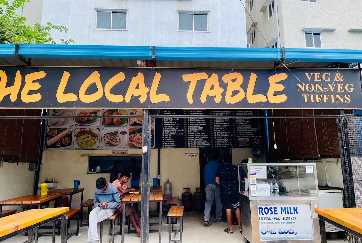 Menu at The Local Table, Hyderabad