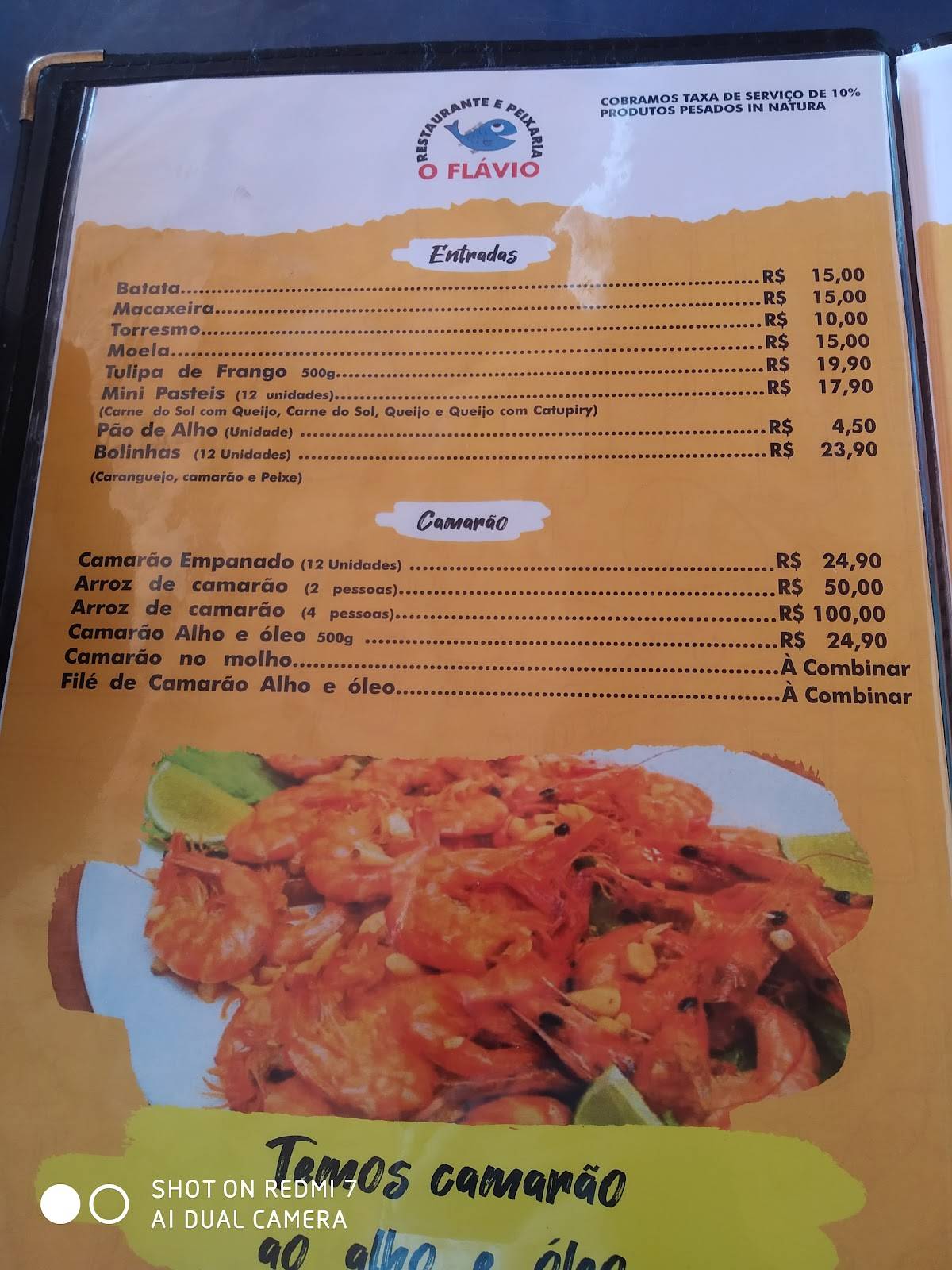 Menu em Restaurante & Peixaria O Flávio, Eusébio