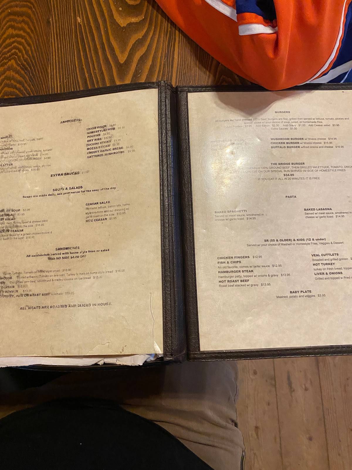 Menu at Rochfort Bridge Trading Post restaurant, Rochfort Bridge ...