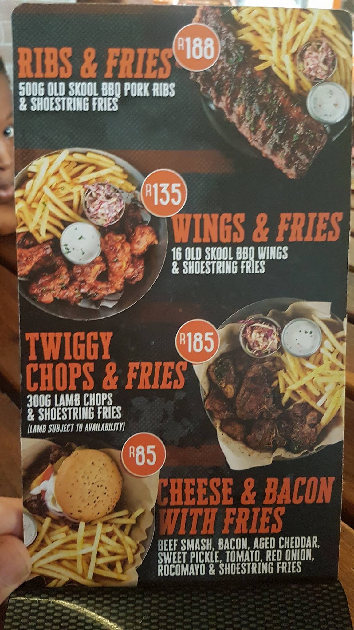 Menu at RocoMamas Dolphins Leap - Halaal restaurant, Port Elizabeth, Shop 6