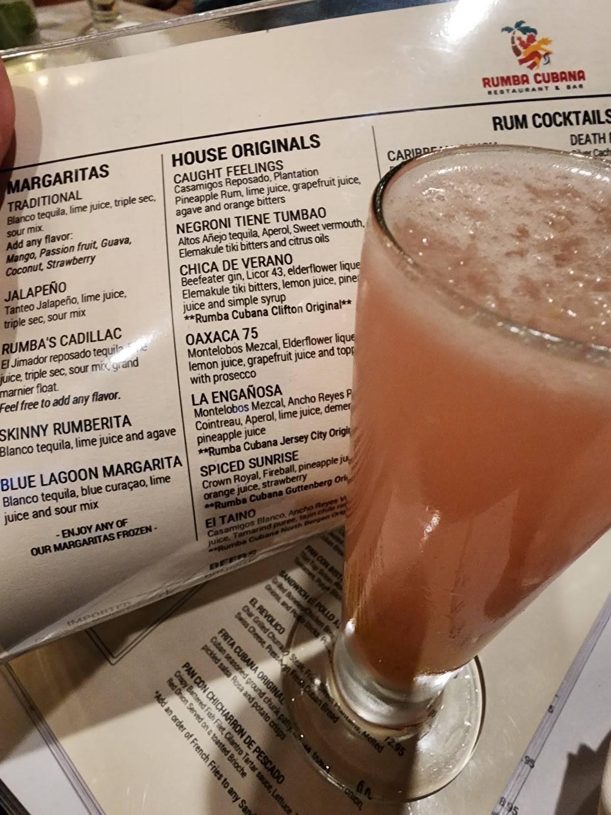 Menu at Rumba Cubana - Guttenberg pub & bar, Guttenberg, Boulevard E