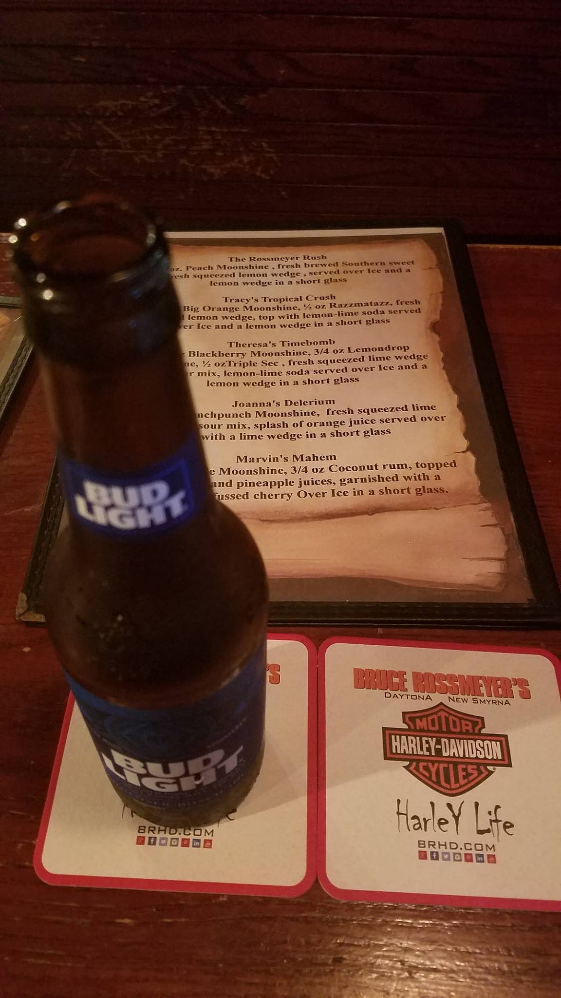 Menu at Saints & Sinners Pub, Ormond Beach