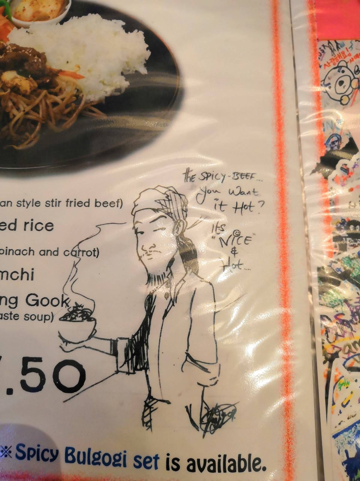 Menu at Seoul Bakery (sb), London, 14 Great Russell St