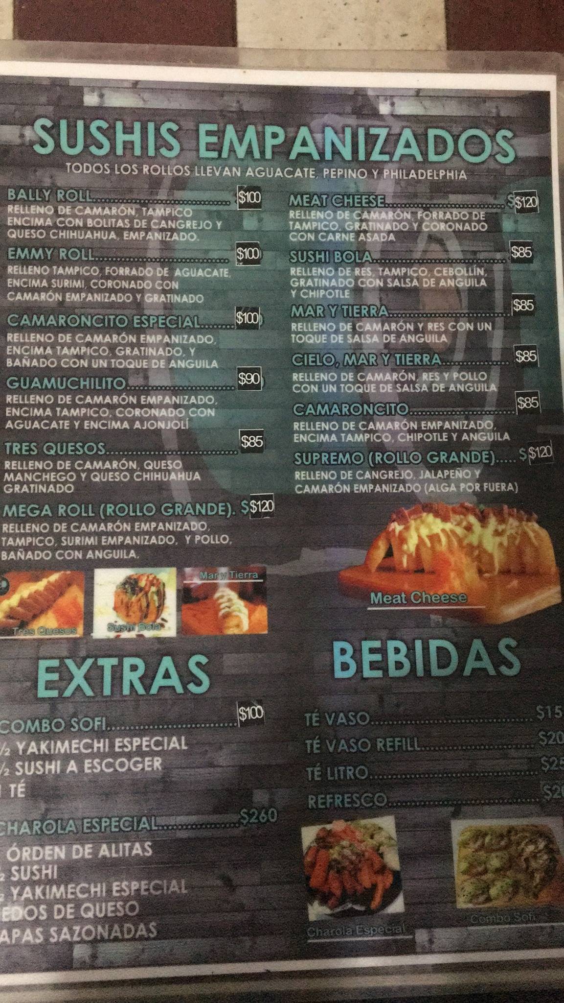 Carta del restaurante Sofi Sushi Guasave, Guasave, Lic. Benito Juárez 185