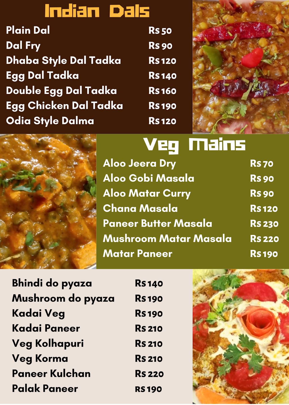 Menu at Soul Boat, Mysuru, 291-CA