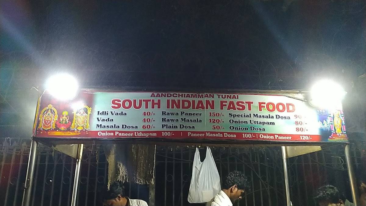 Menu at South Indian Fast Food, New Delhi, 142
