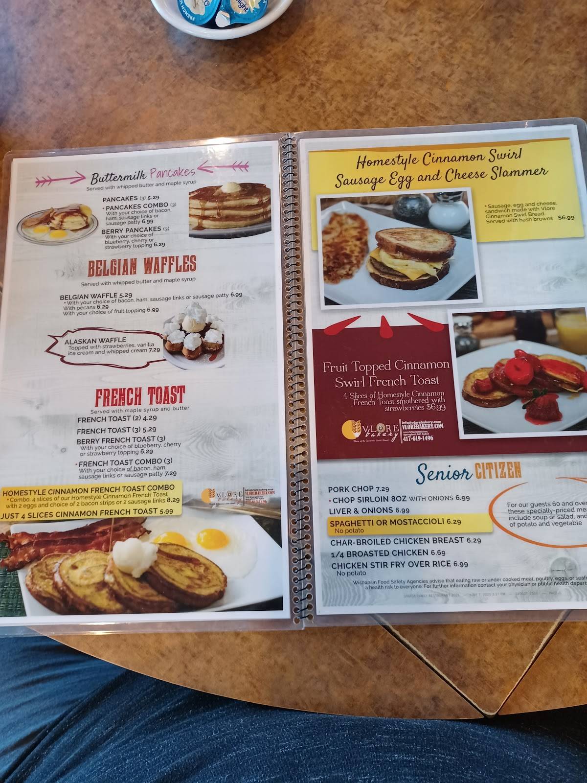 Menu at Sparta Family Restaurant, Sparta
