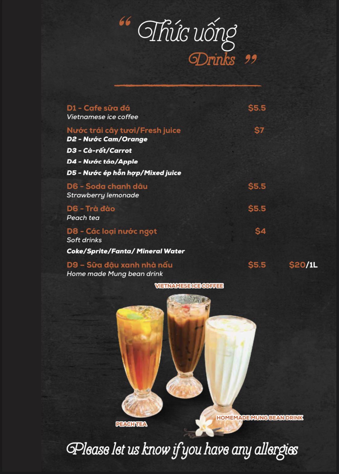 Menu at Tungthit Sizzling Steak steakhouse, Springvale