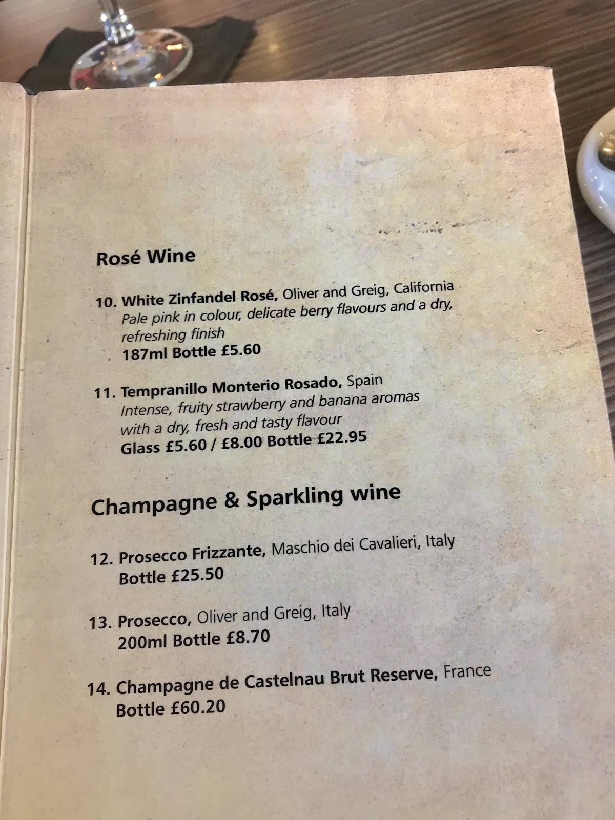 Menu at St Andrews Links Clubhouse & Tom Morris Bar & Grill, Saint Andrews
