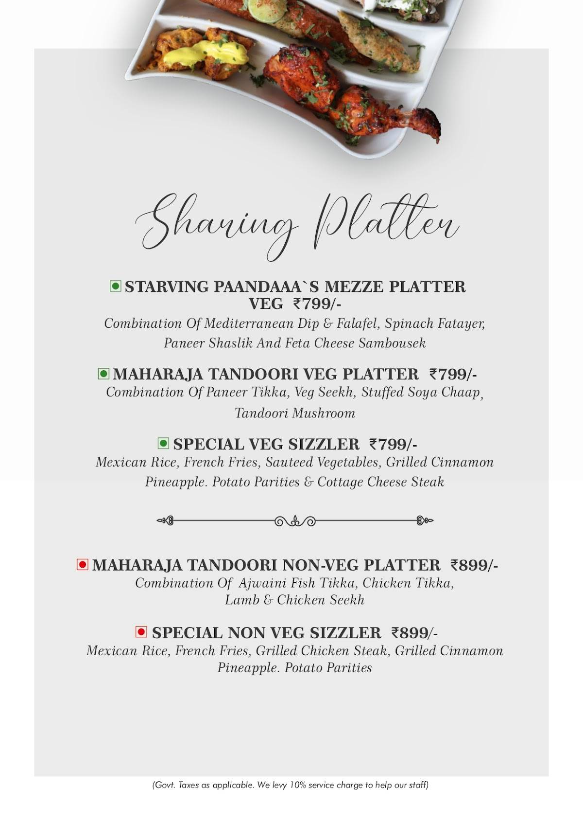 Menu at Starving Panda Bistro, Gurugram