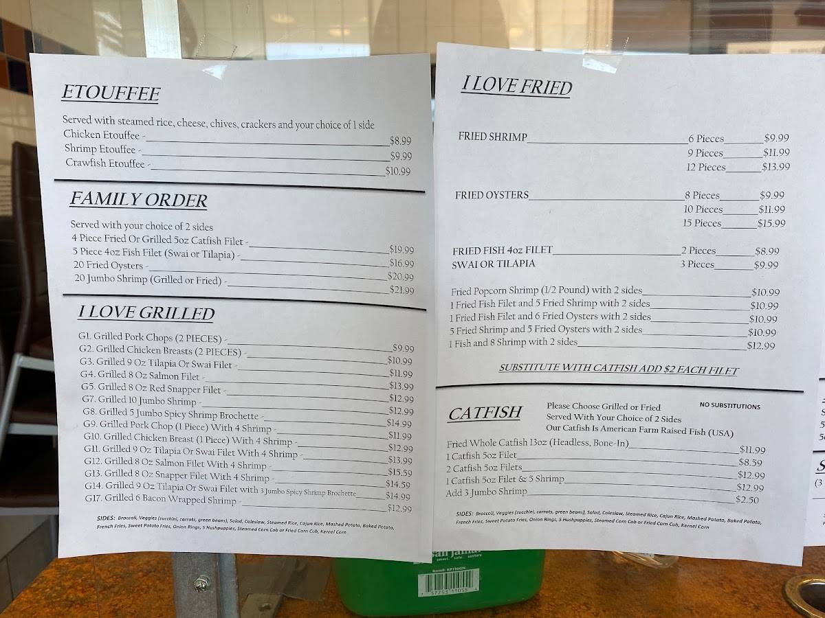 Menu at Nik's Steak & Seafood steakhouse, Spring