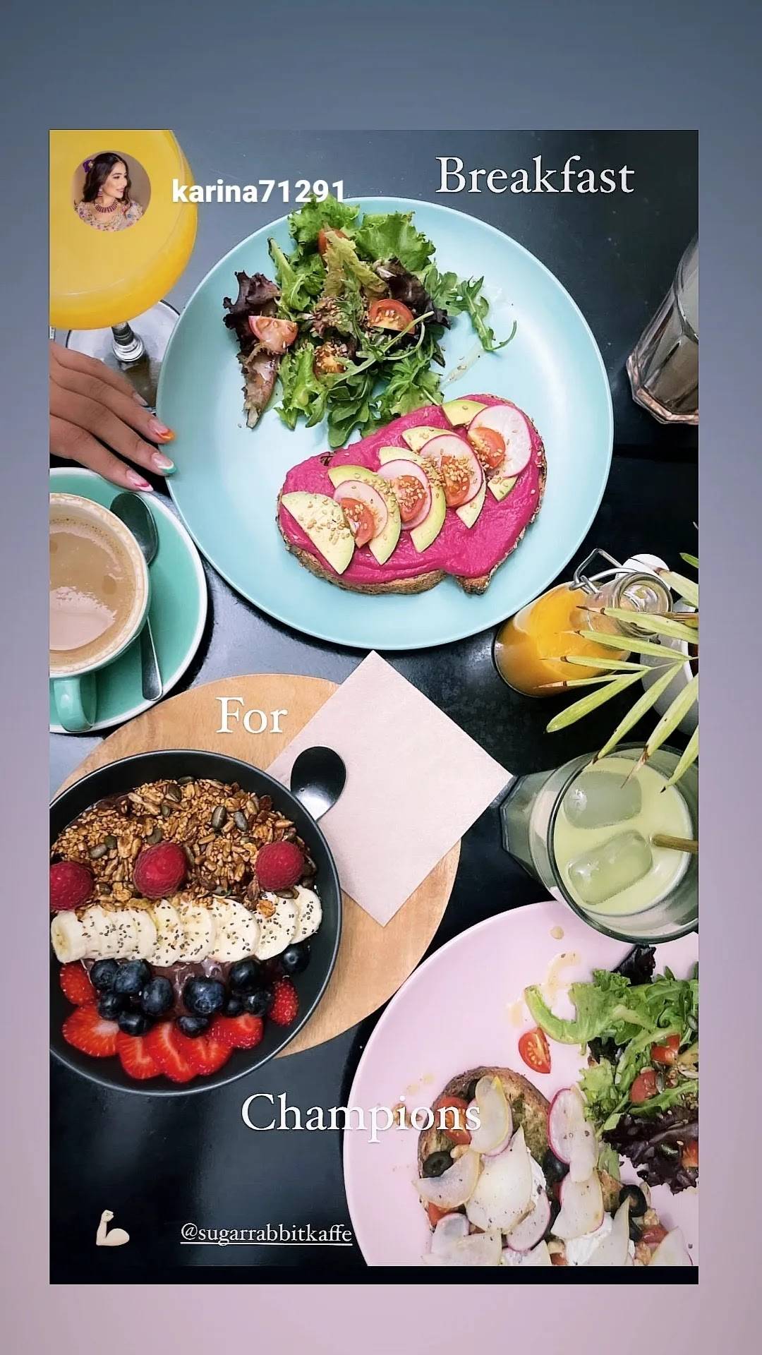 Menu at Sugar Rabbit Kaffé restaurant, Albufeira