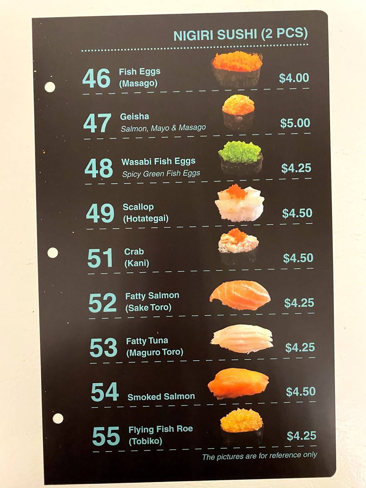 Menu at Sushi Plus restaurant, Winnipeg, McPhillips St #12