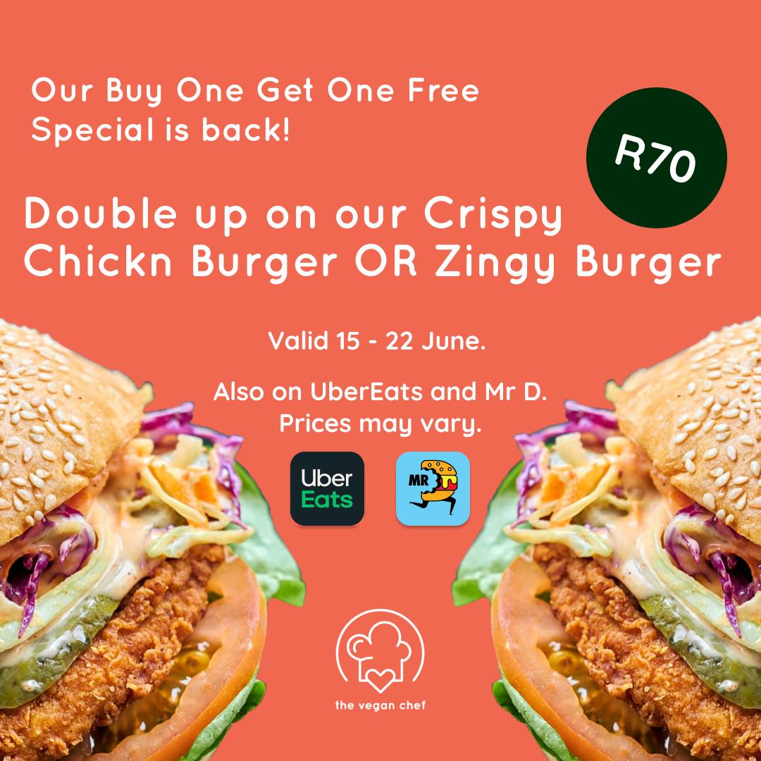 Menu at THE VEGAN CHEF UMHLANGA fast food, Umhlanga, 6