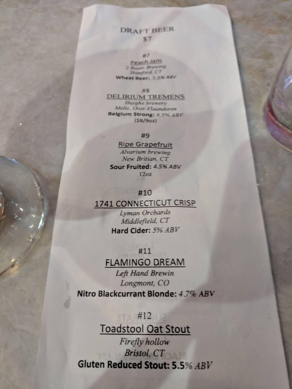 Menu at Taino Smokehouse Prime BBQ, Meriden