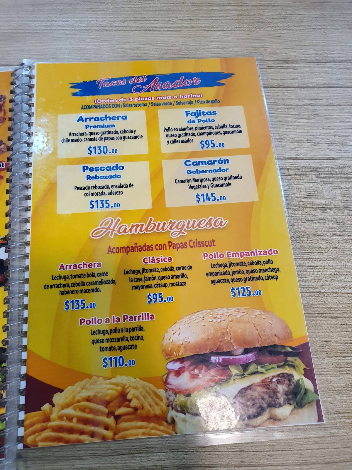 Carta del restaurante Taz Pizza, Tamazunchale