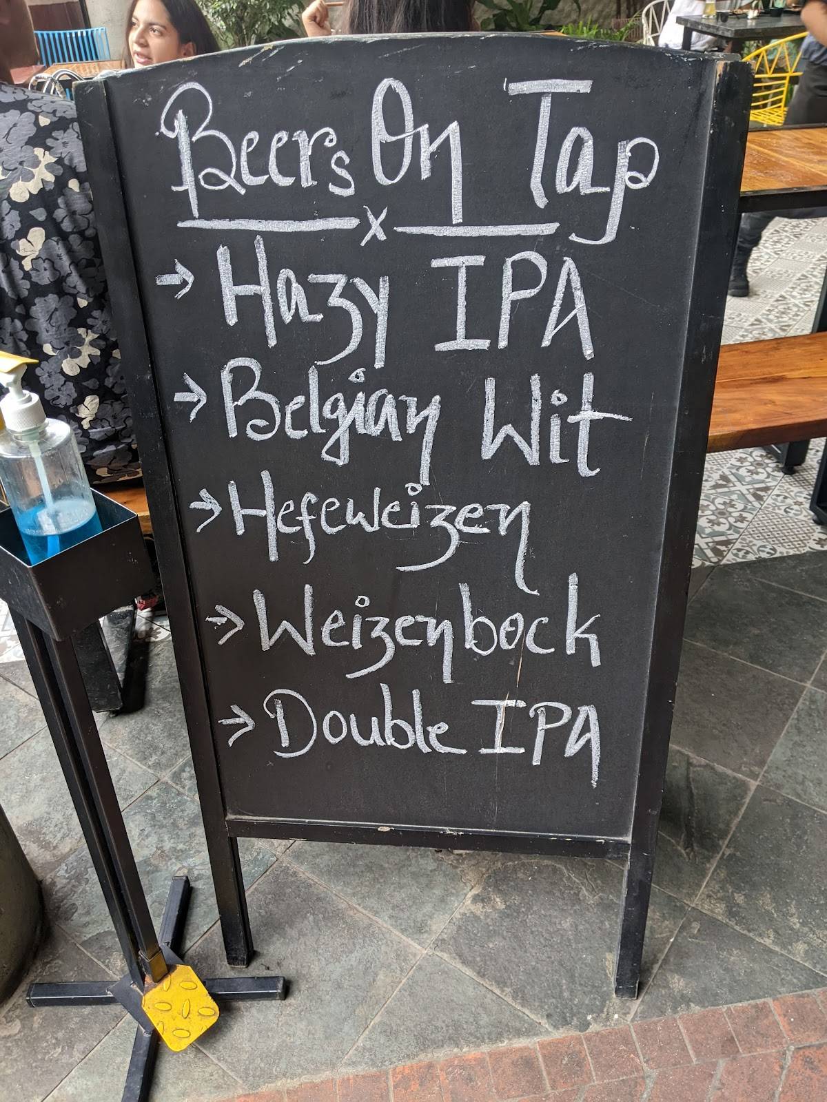 Menu at The Bier Library Brewery & Kitchen, Bengaluru
