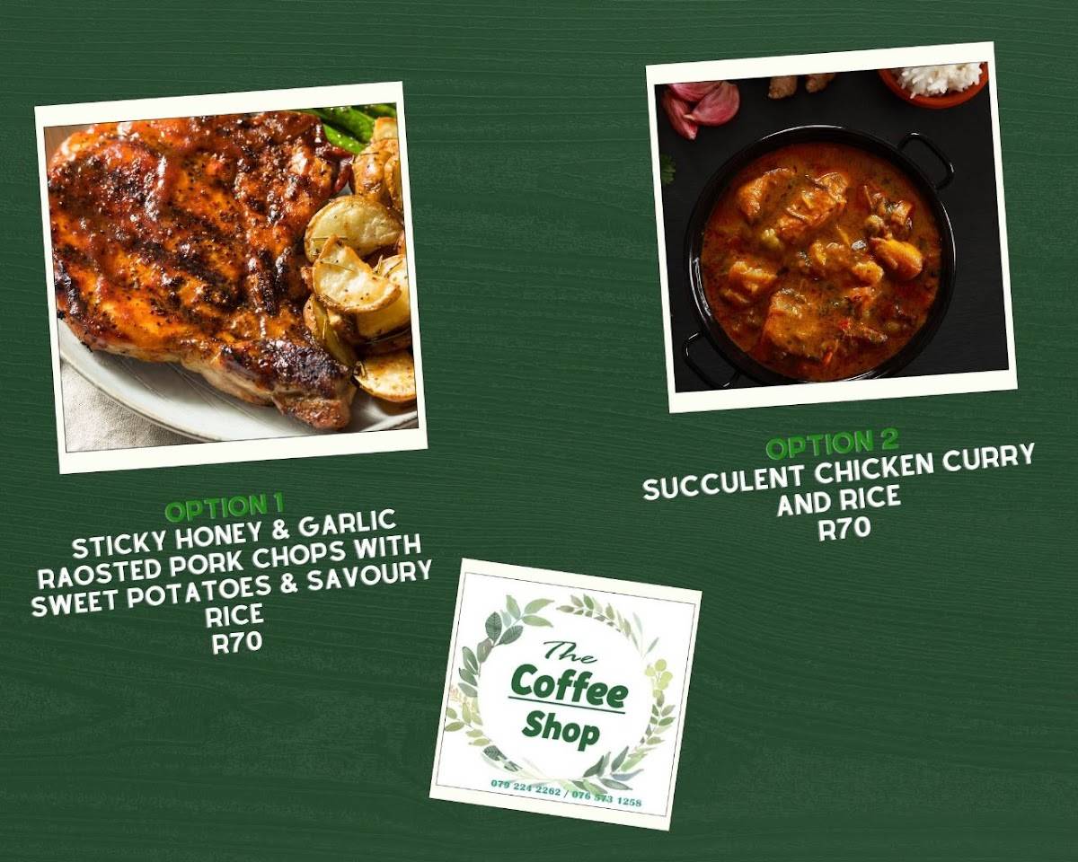 Menu at The Coffee Shop Benoni restaurant, Benoni