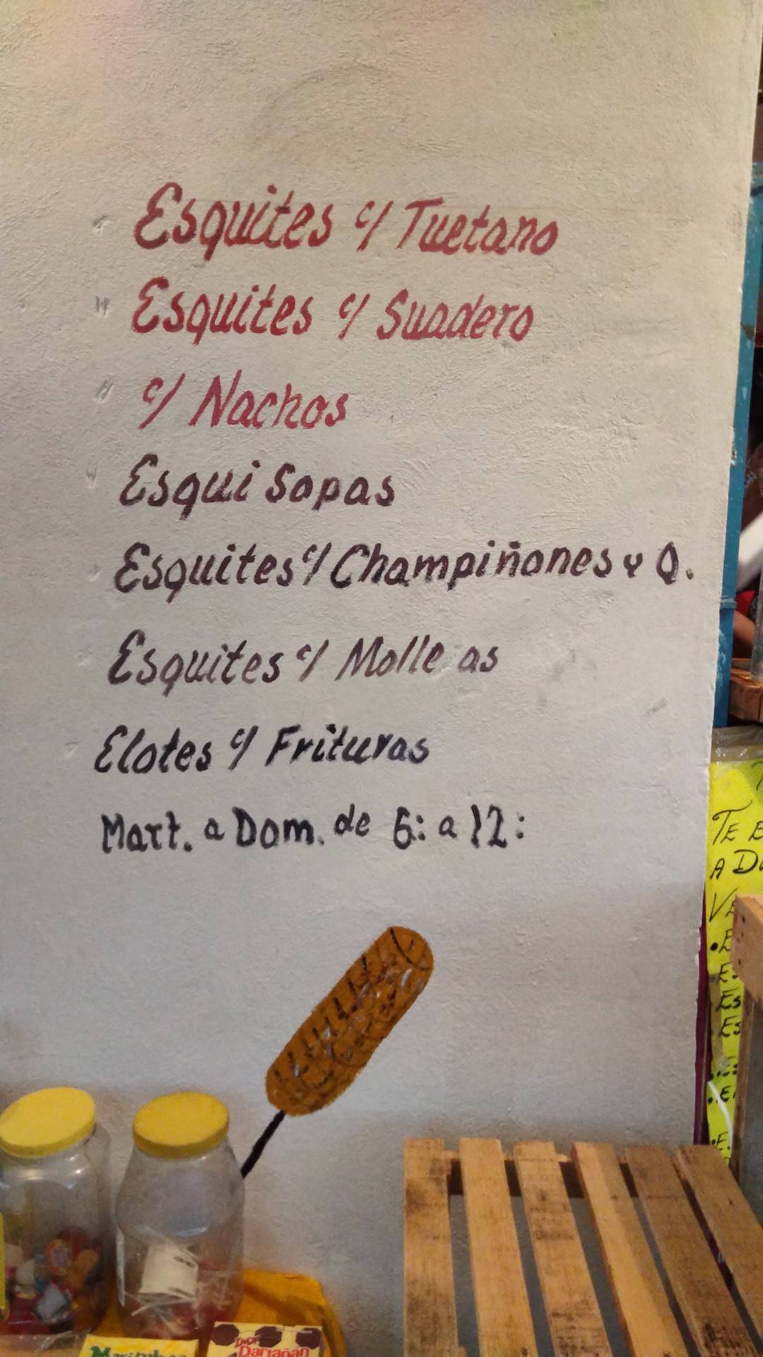 Menu at The Corner Elotes y Esquites Gourmet restaurant, Ciudad ...