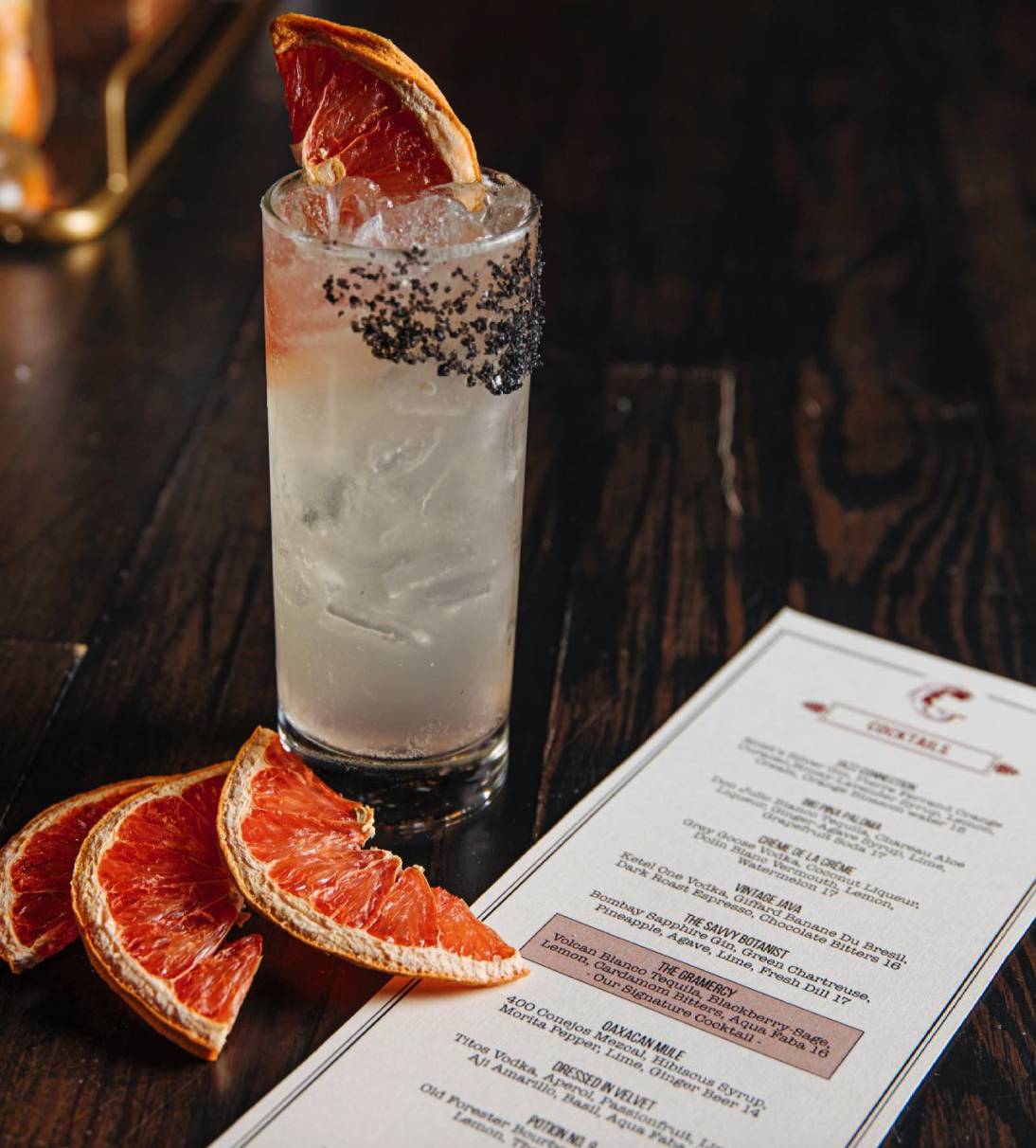 Menu at The Gramercy Miami pub & bar, Coral Gables