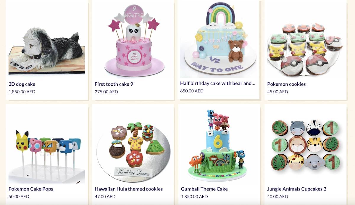 Menu at The House of Cakes Bakery Dubai, Dubai