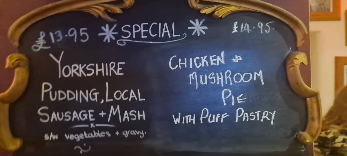 Menu at The Middleton Arms pub & bar, Pickering