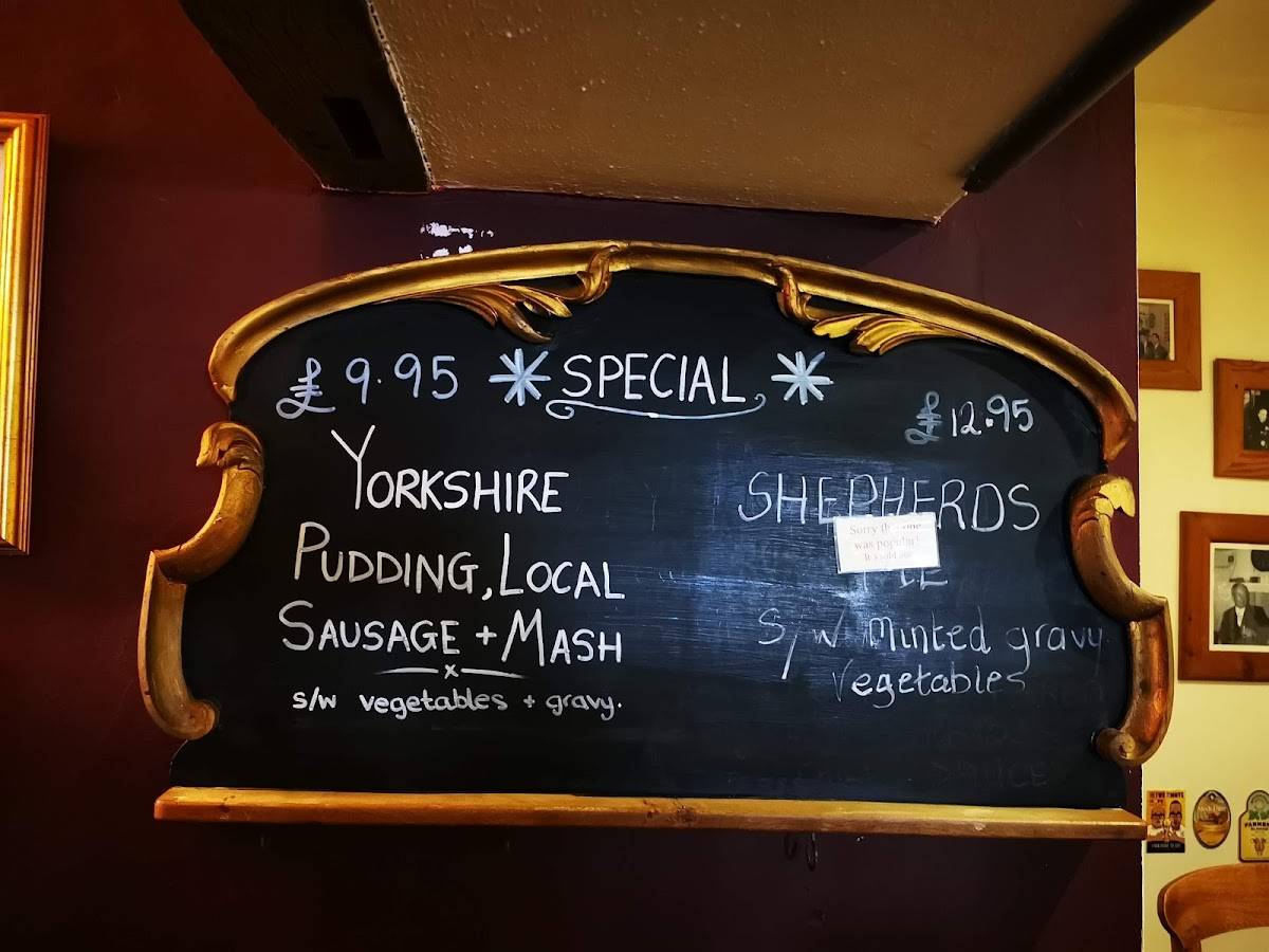 Menu at The Middleton Arms pub & bar, Pickering