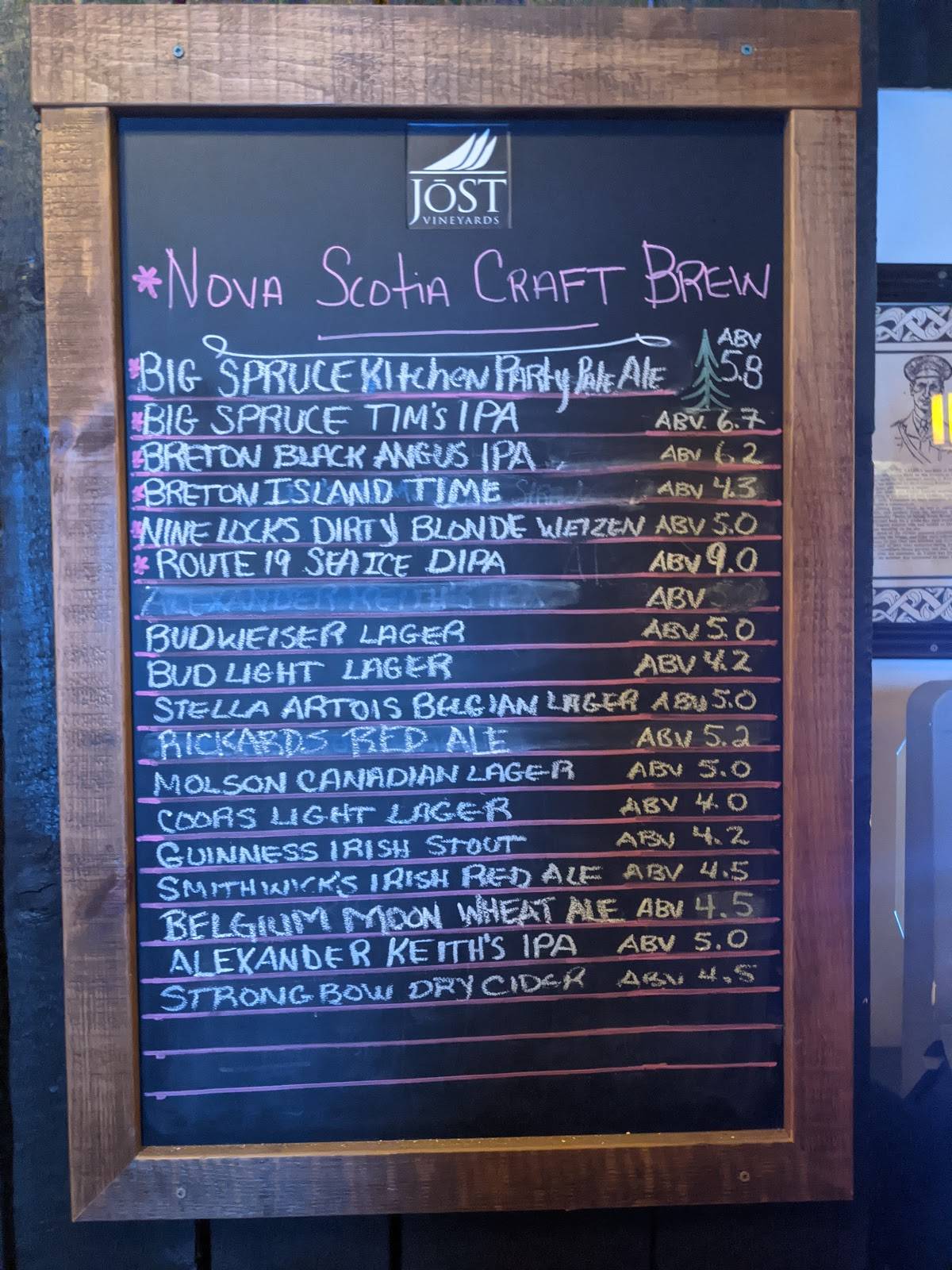 Menu at The Old Triangle Irish Alehouse pub & bar, Sydney