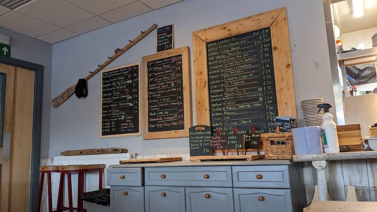 Menu at The Quayside restaurant, Stourport-on-Severn