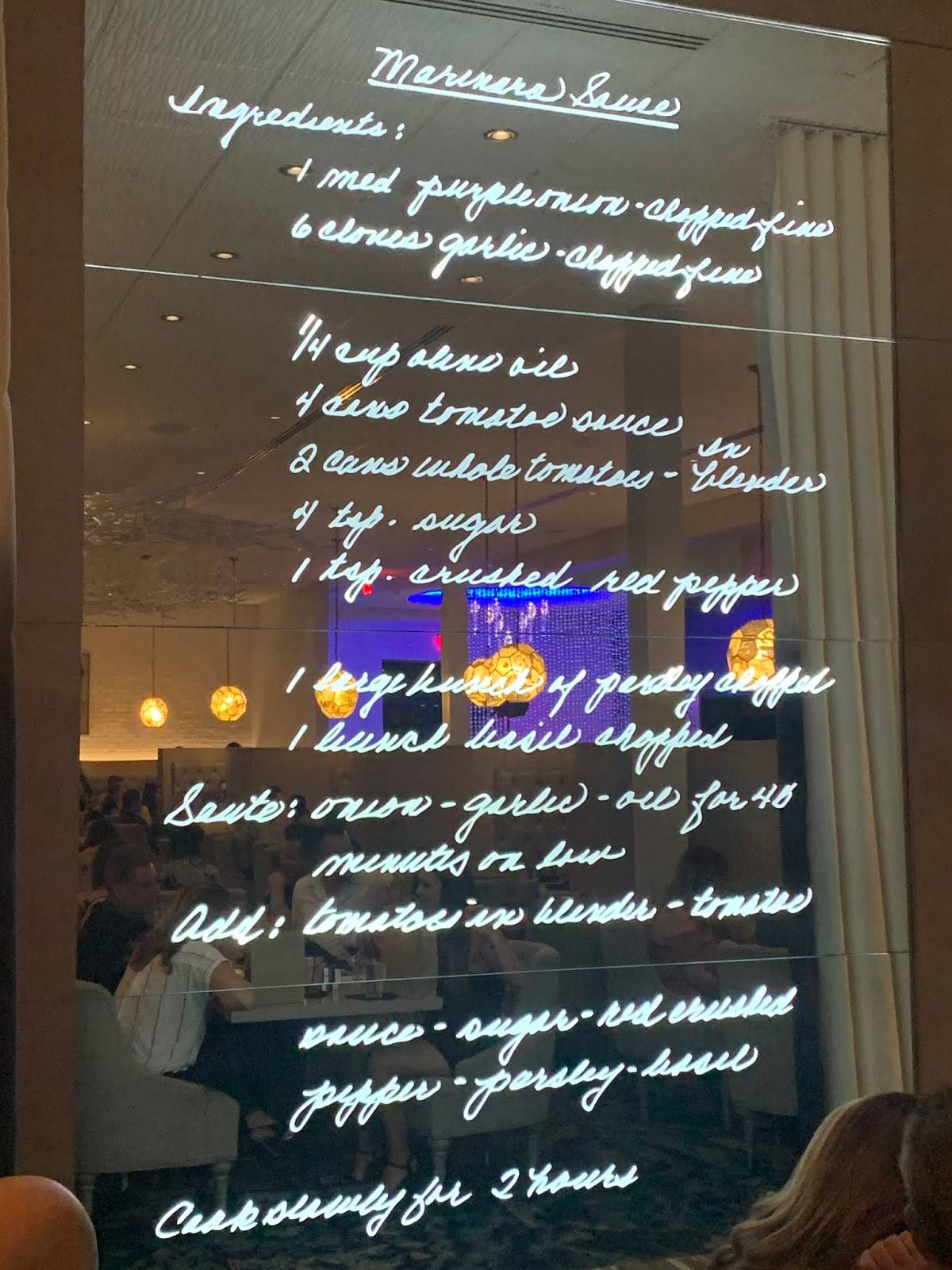 Menu at The Sacred Pepper restaurant, Tampa