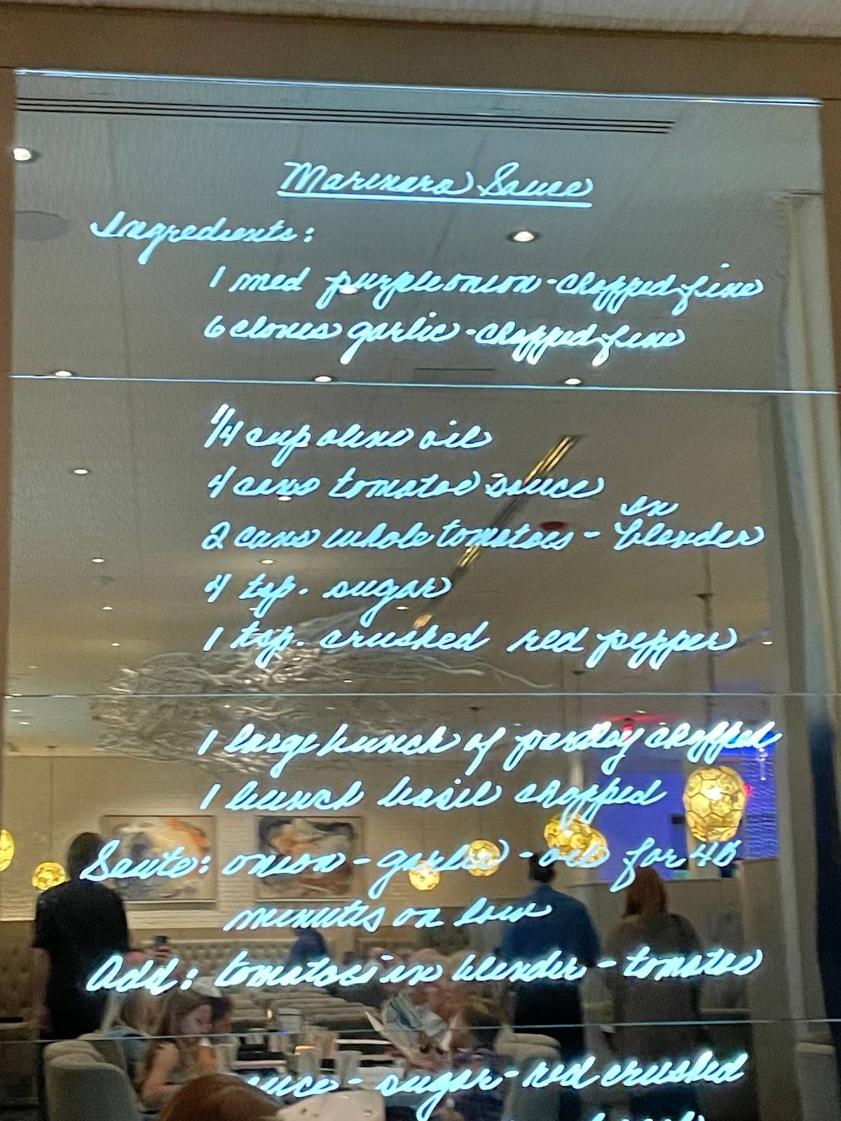 Menu at The Sacred Pepper restaurant, Tampa